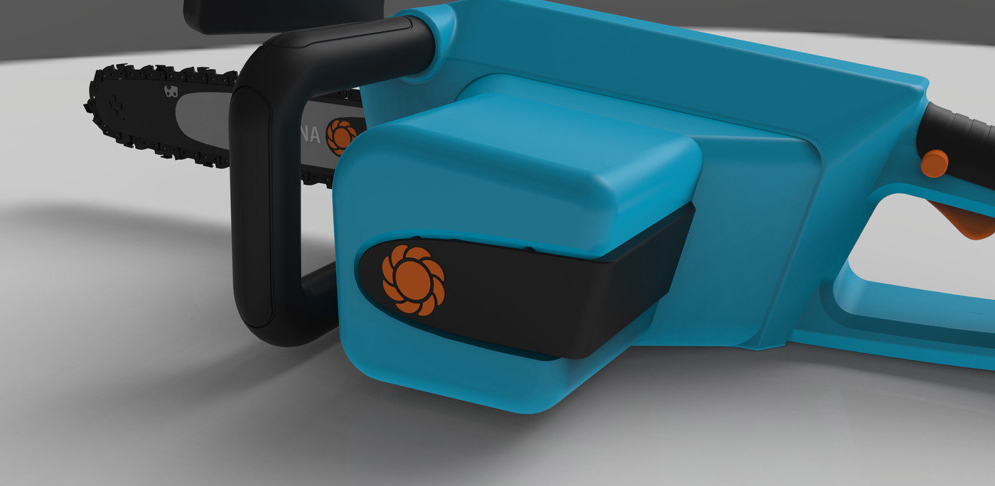 Chainsaw Solidworks model by Brian Tompkins at Coroflot.com