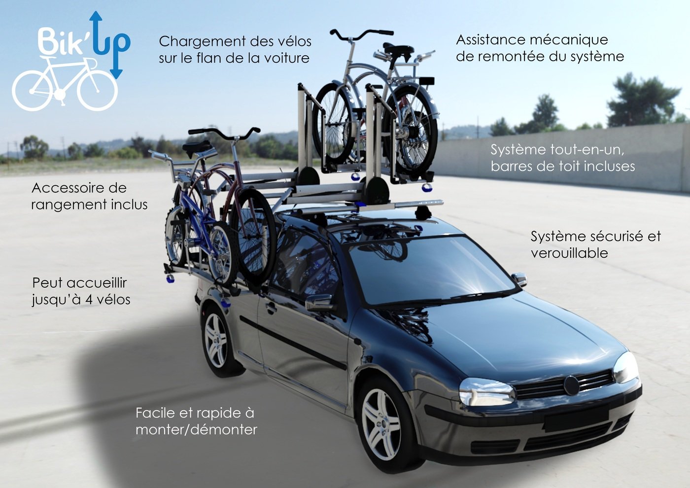 Industrial Design Project : Innovative Bike Rack by Marianne Cluzel at ...