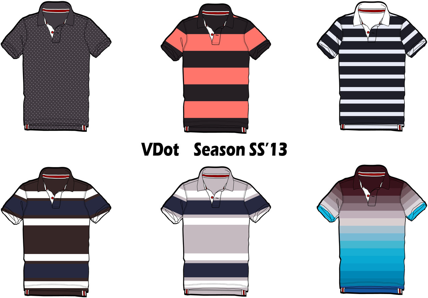 Polo Neck Designs by David Kiro at Coroflot.com