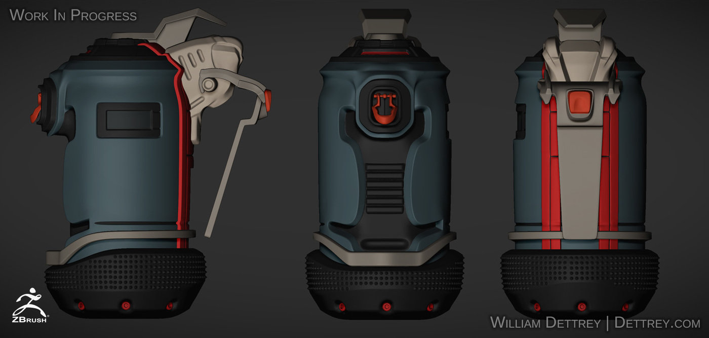 Grenade Prop by William Dettrey at Coroflot.com