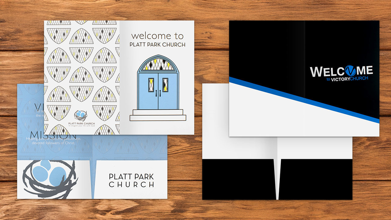Church Welcome Folder Designs by Company Folders, Inc. at Coroflot.com