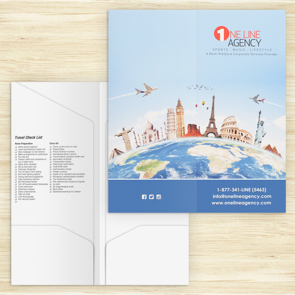 4x9 Travel Agency Document Folder by Company Folders, Inc. at Coroflot.com