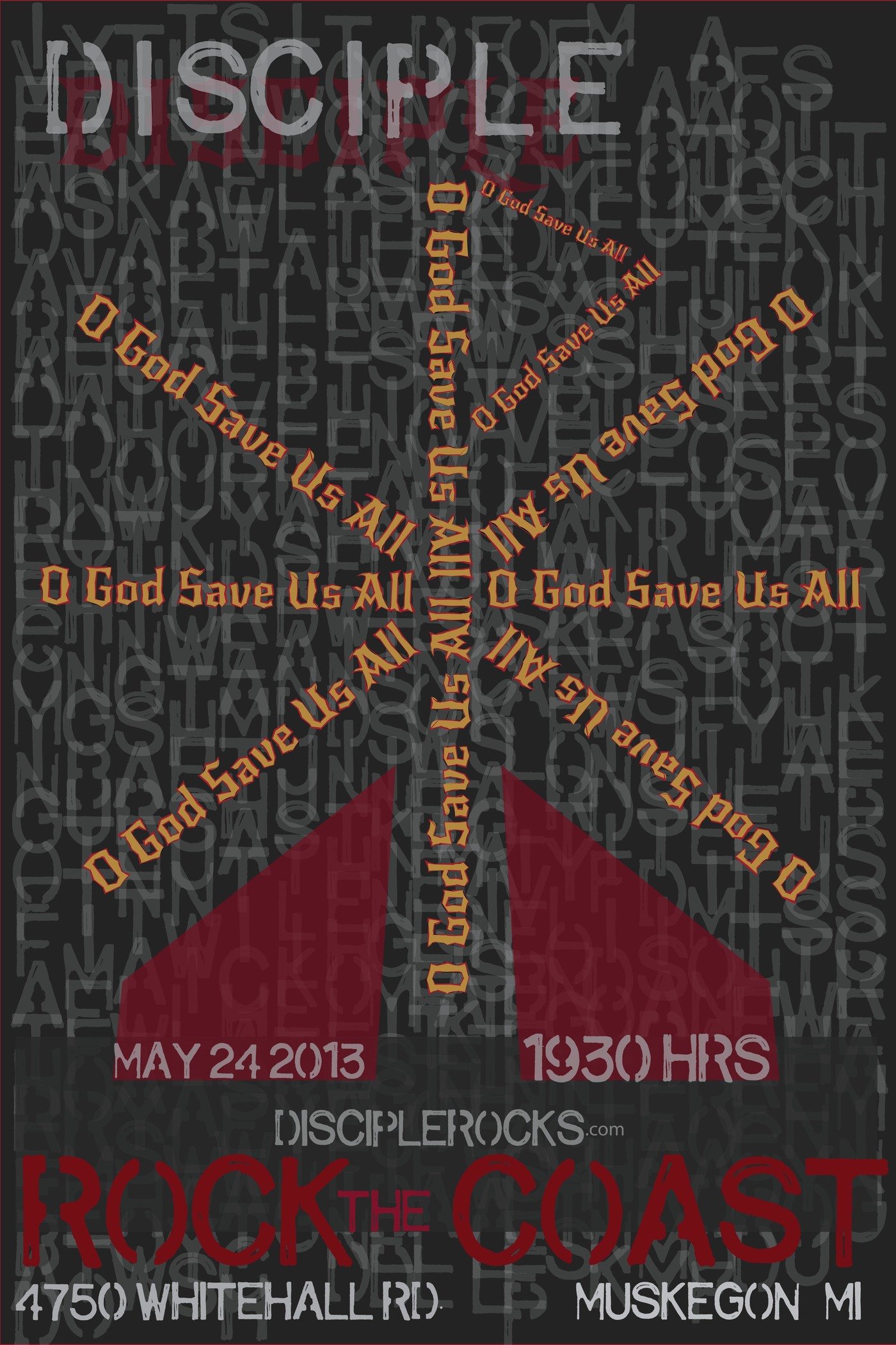 Disciple Event Poster by Wayne Winters at Coroflot.com