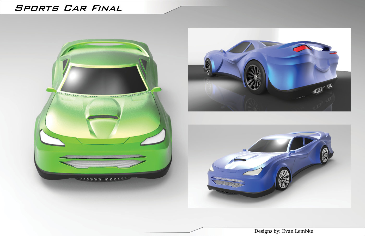 Sports Car Design by Evan Lembke at Coroflot.com