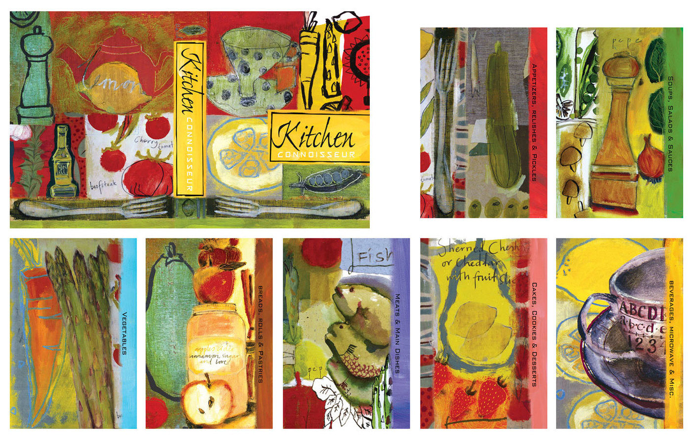 Fundraising Cookbook Covers & Divider Sets by tamara comer at Coroflot.com