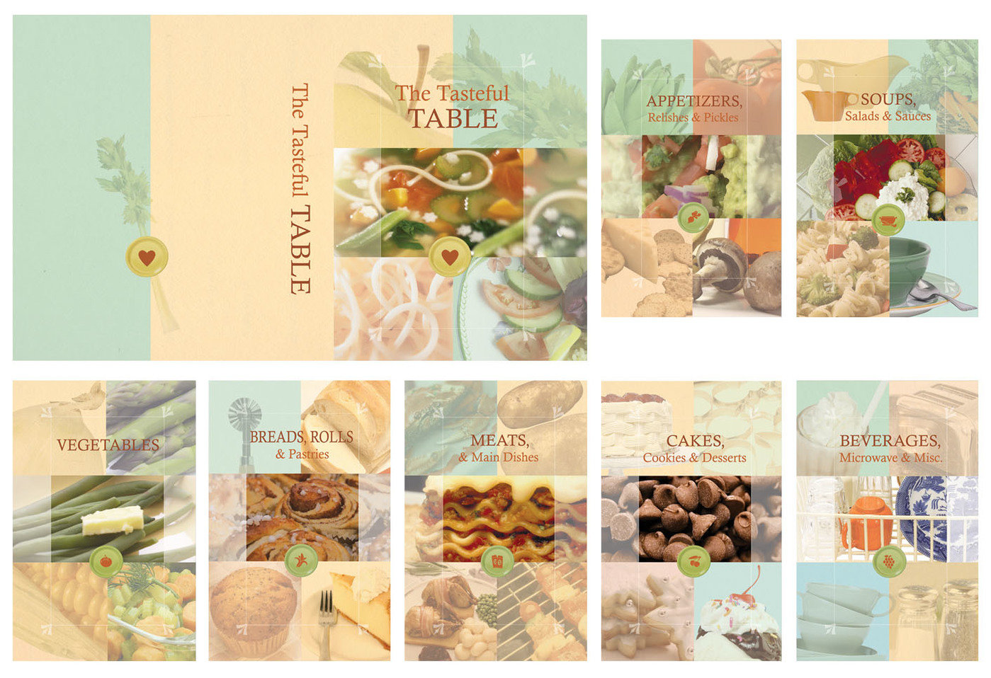 Fundraising Cookbook Covers & Divider Sets by tamara comer at Coroflot.com