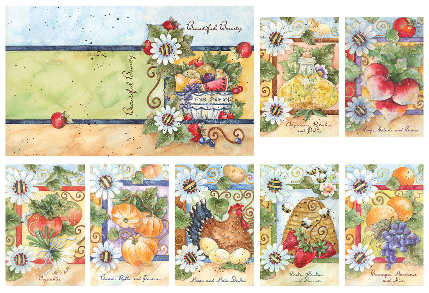 Fundraising Cookbook Covers & Divider Sets by tamara comer at Coroflot.com