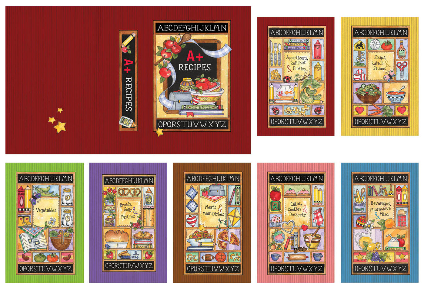 Fundraising Cookbook Covers & Divider Sets by tamara comer at Coroflot.com