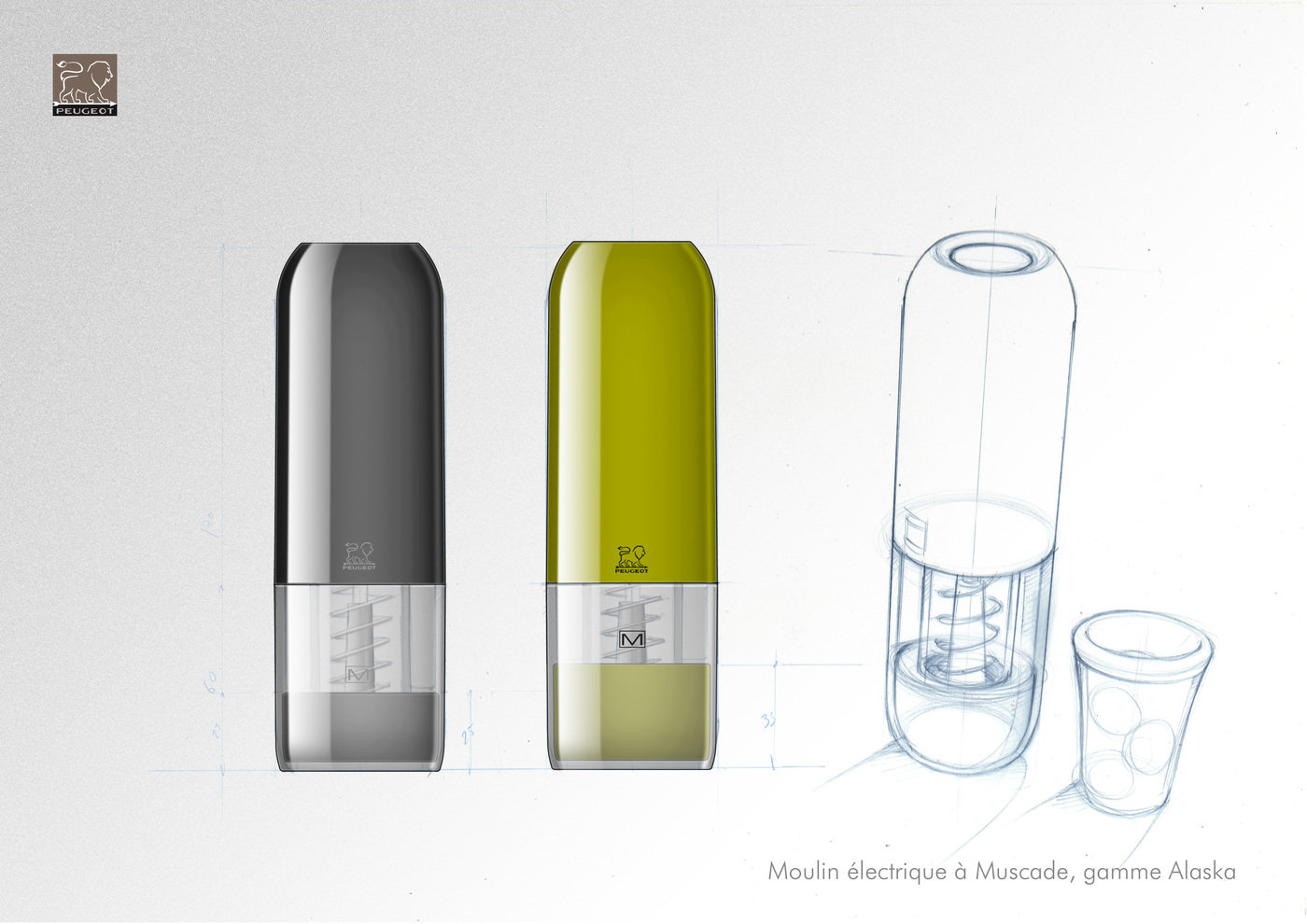 Samples of sketchs and 2D rendering by Nocliché Design at Coroflot.com