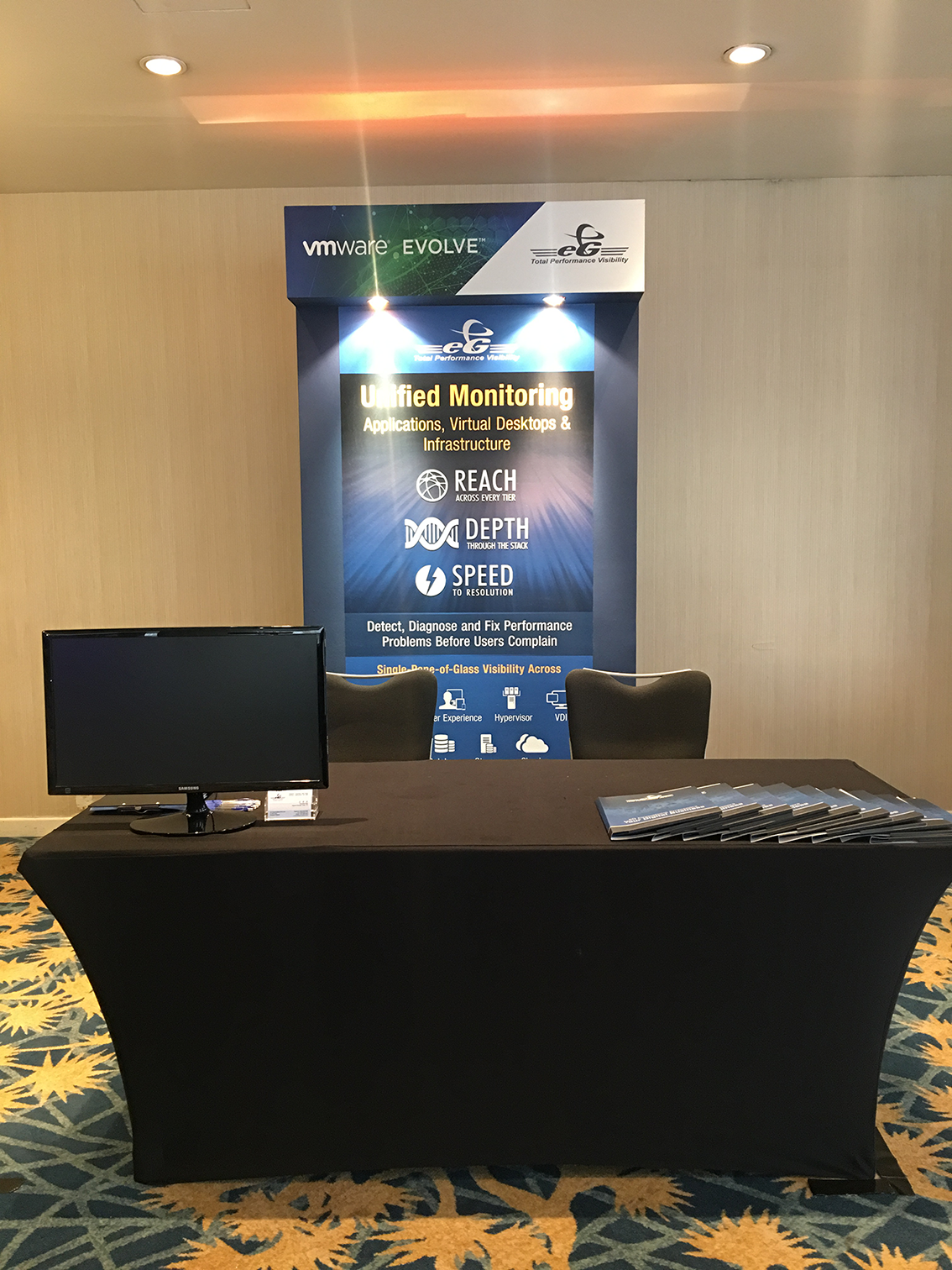 VMware Evolve Indonesia - Booth Design by Madhu Barathi at Coroflot.com