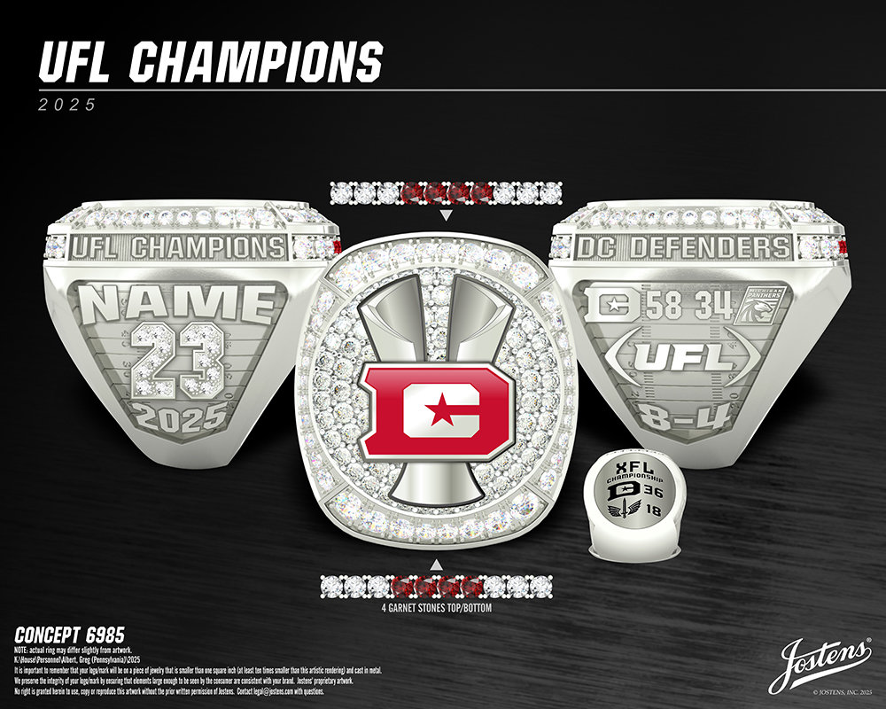 DC Defenders - UFL Championship Ring by Paul Thomas at Coroflot.com