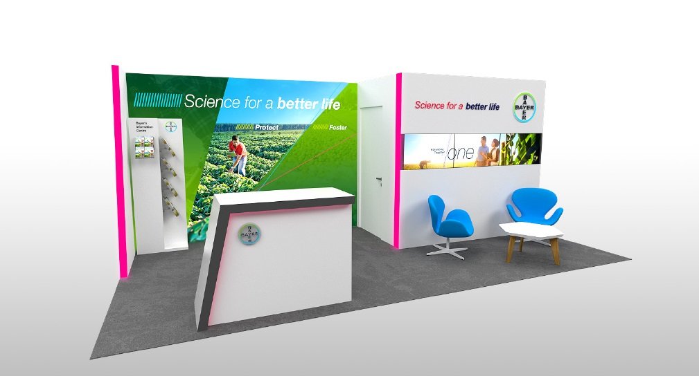 Modular Bayer CropScience Booth by Rebecca Scott at Coroflot.com