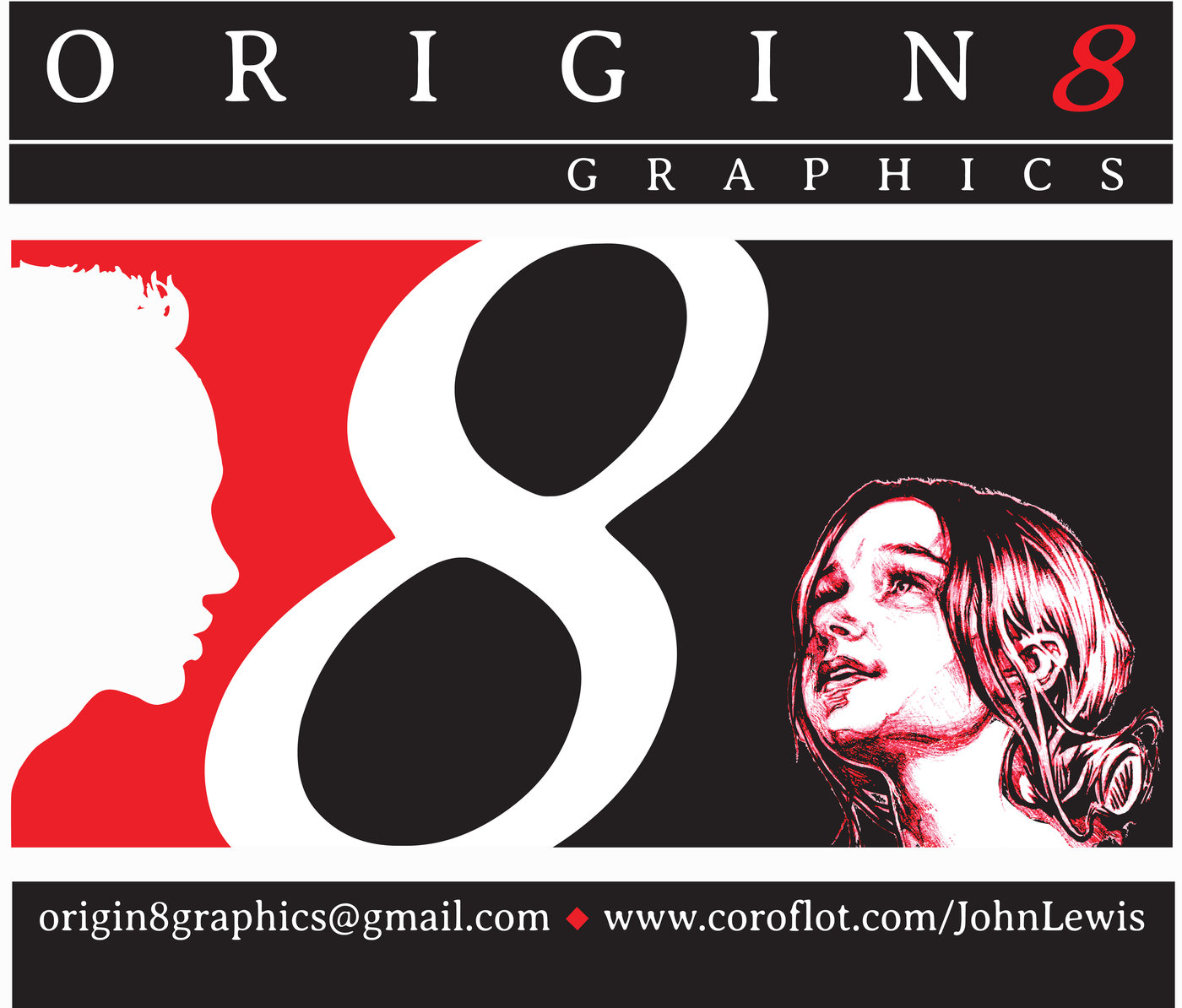 Origin 8 Graphics logo by John Lewis at Coroflot.com