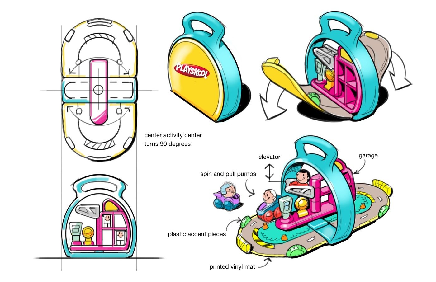 Playskool Playset by Harry Warner at Coroflot.com