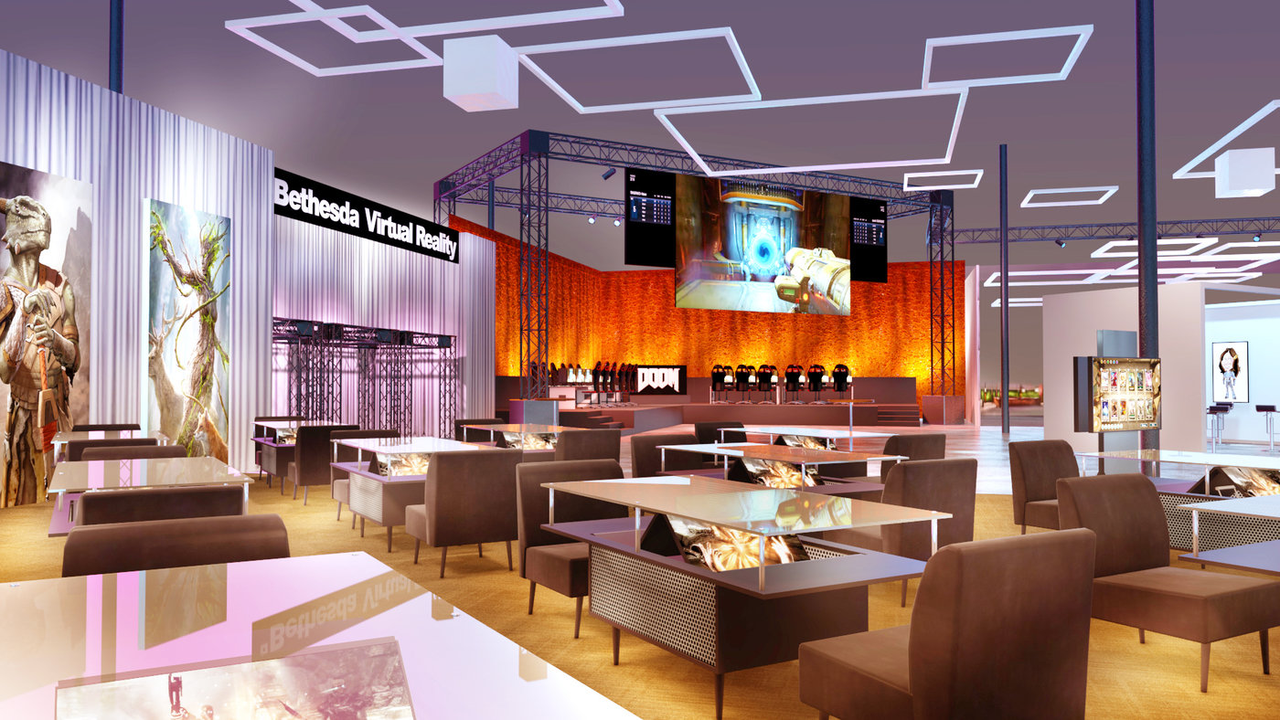 Bethesda E3 Party 2016 by Dan Oken at Coroflot.com