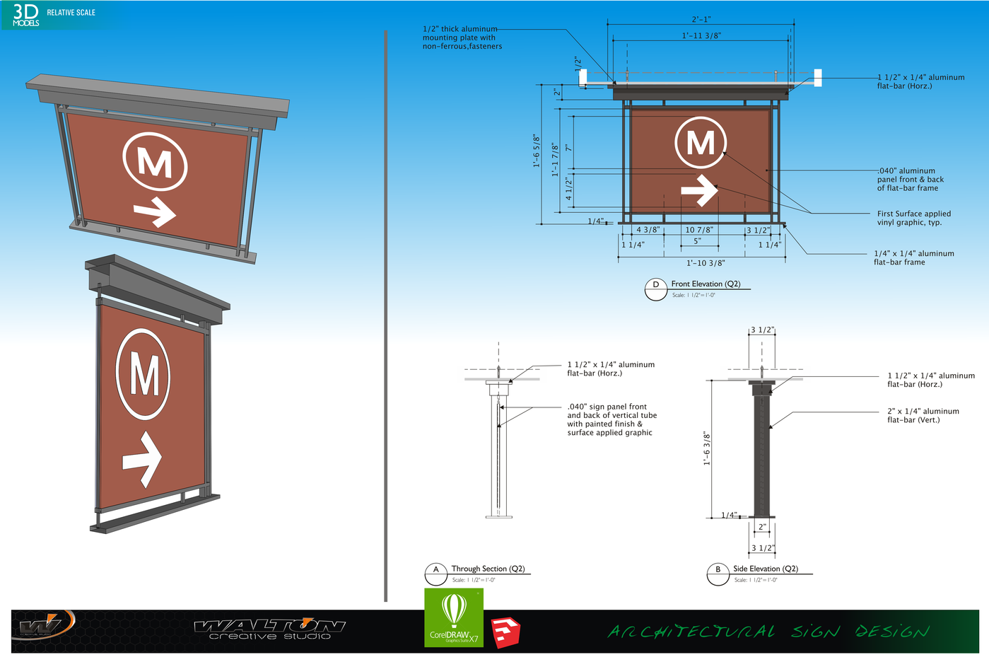 3D Sign Models & Sign Design by Jim Walton at Coroflot.com