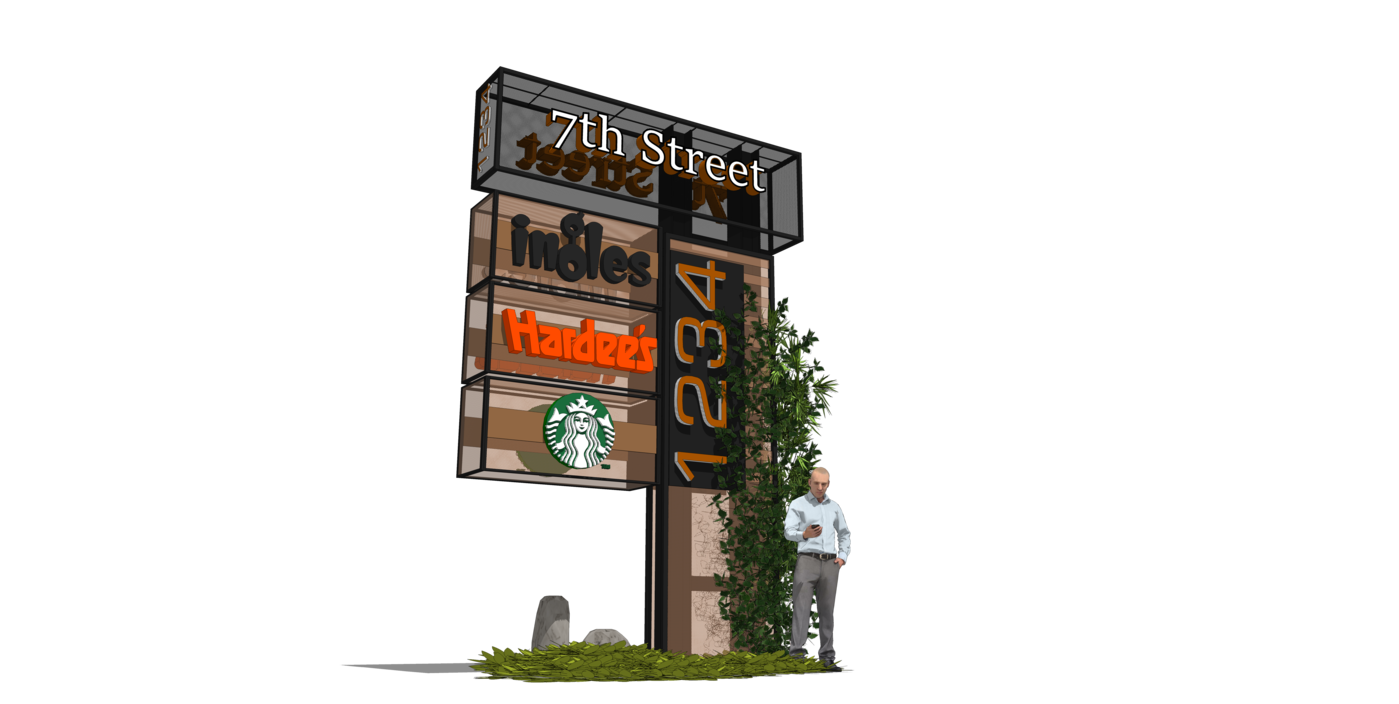 3D Sign Models & Sign Design by Jim Walton at Coroflot.com