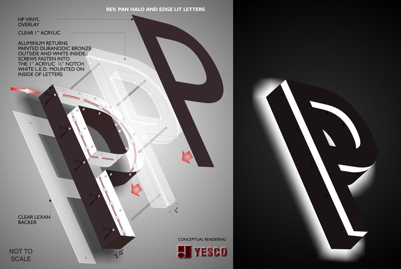 sign design & Shop drawings by Jim Walton at Coroflot.com