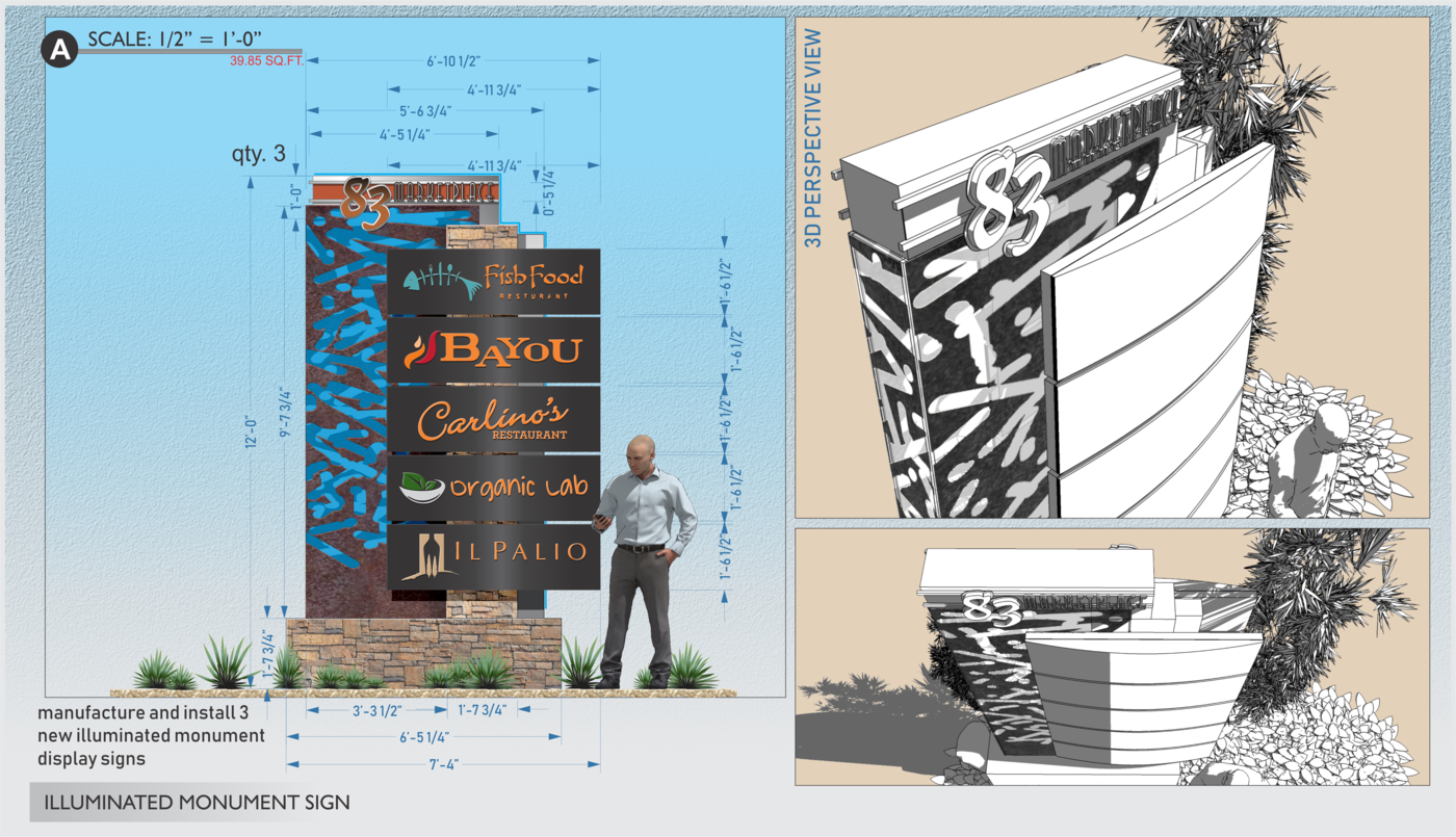 3D Sign Models & Sign Design by Jim Walton at Coroflot.com