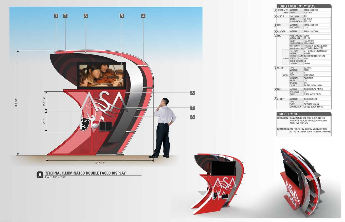 3D Sign Models & Sign Design by Jim Walton at Coroflot.com