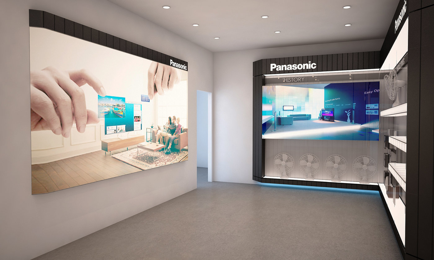 Panasonic Display Wall by Vimal Tandan at Coroflot.com