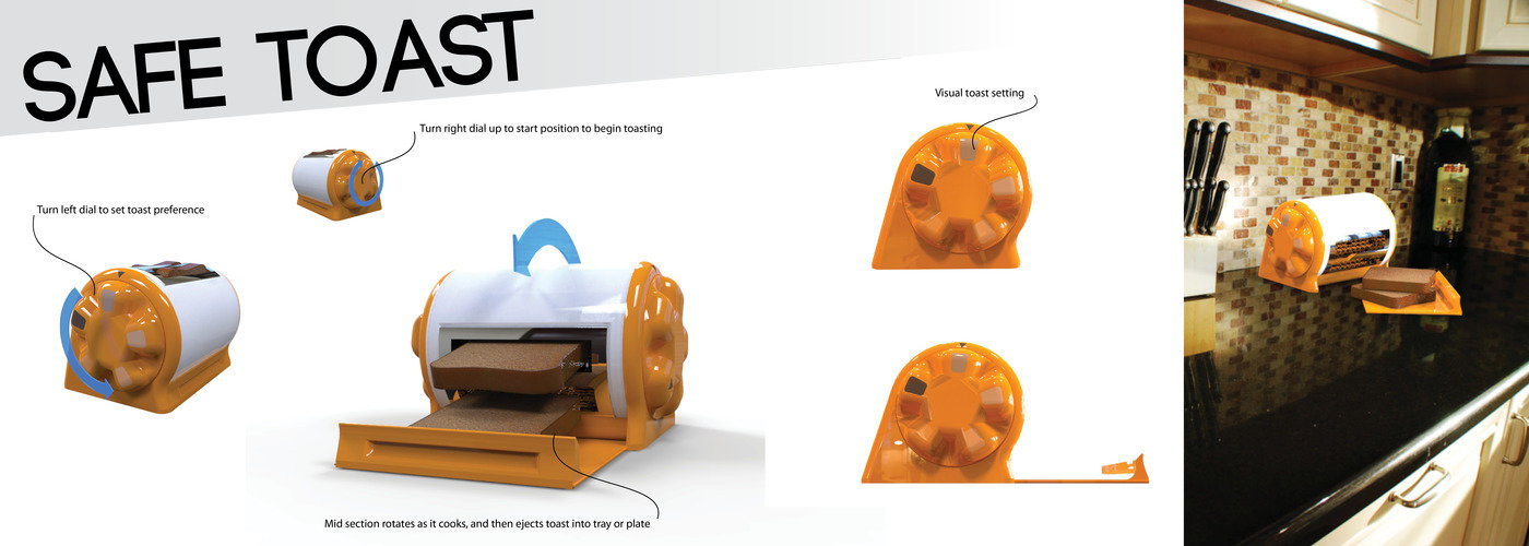 Safe Toast by Ben Messer at Coroflot.com