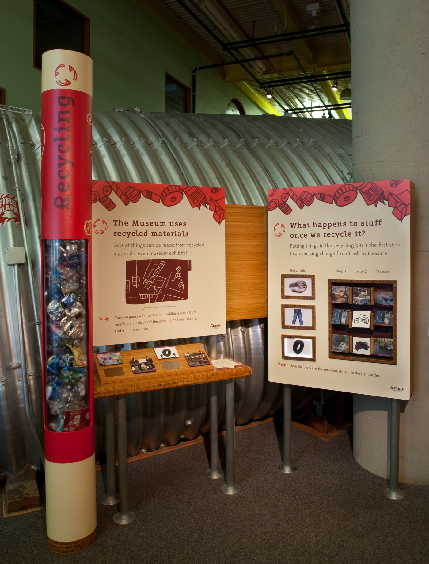 Green Threads Exhibit Graphics at the Brooklyn Children's Museum by ...