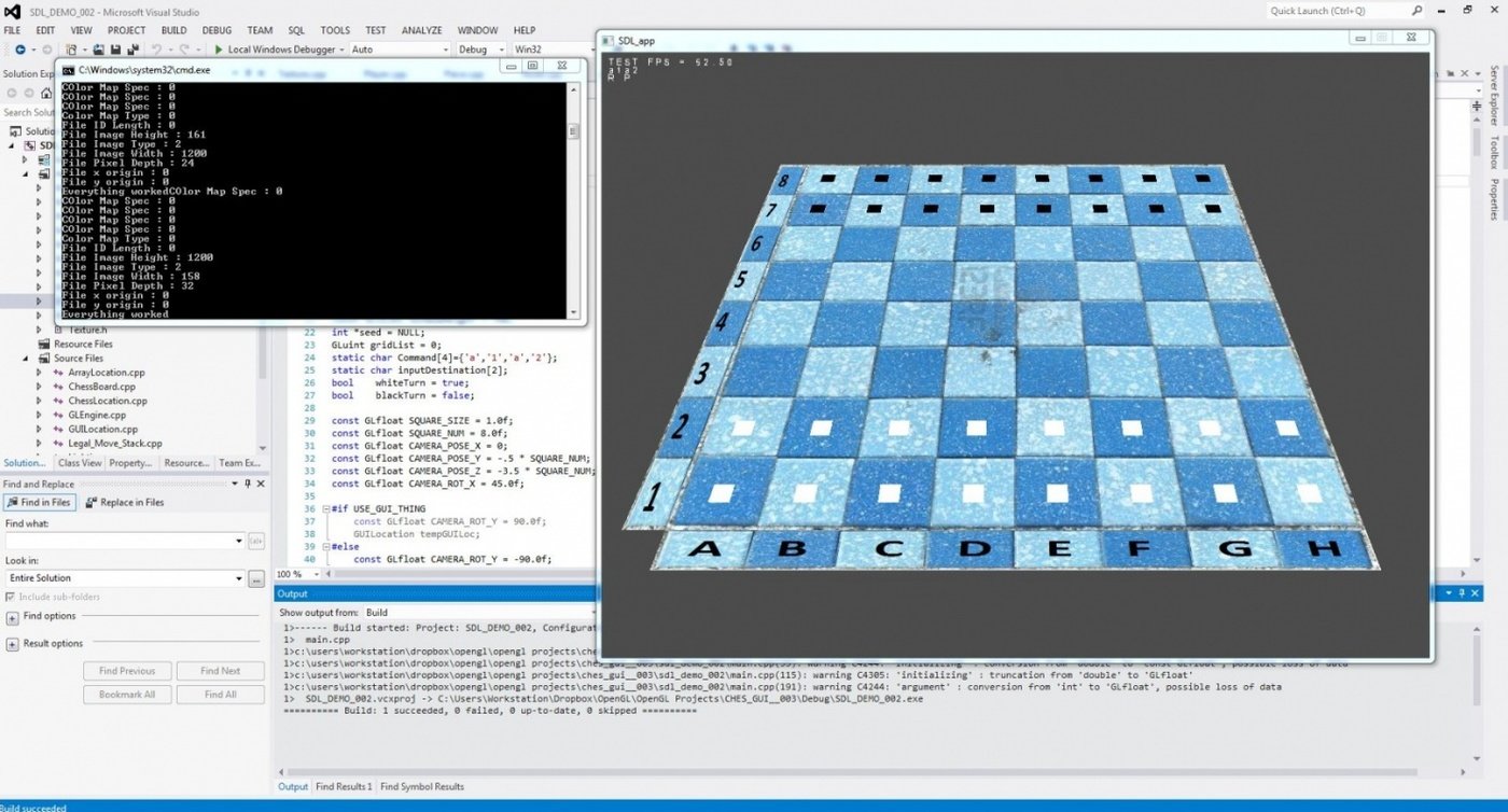 3D OpenGL Chess (From Scratch) by Joshua Sanders at Coroflot.com
