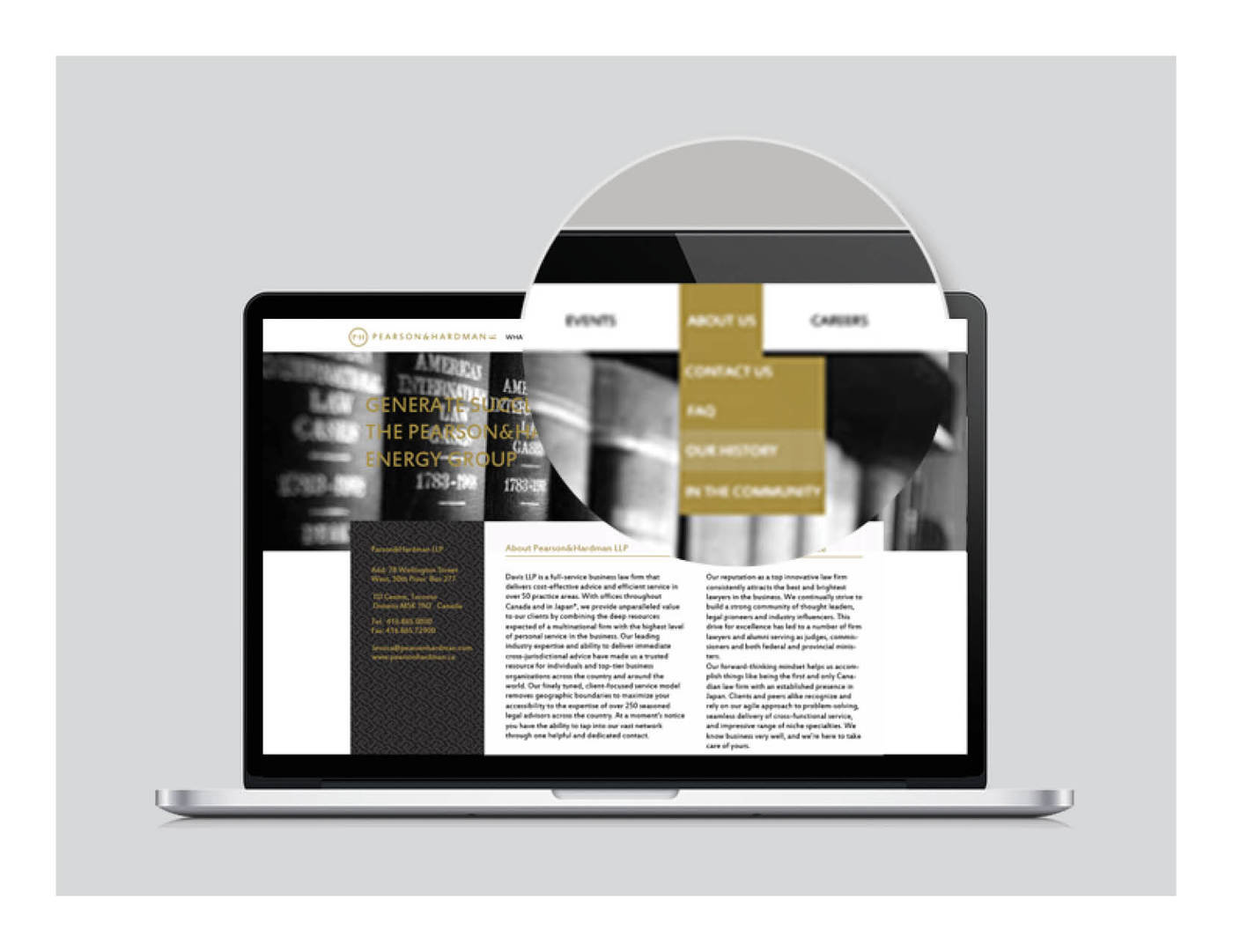 Pearson&Hardman Law Firm Branding Identity by YING YAO at Coroflot.com