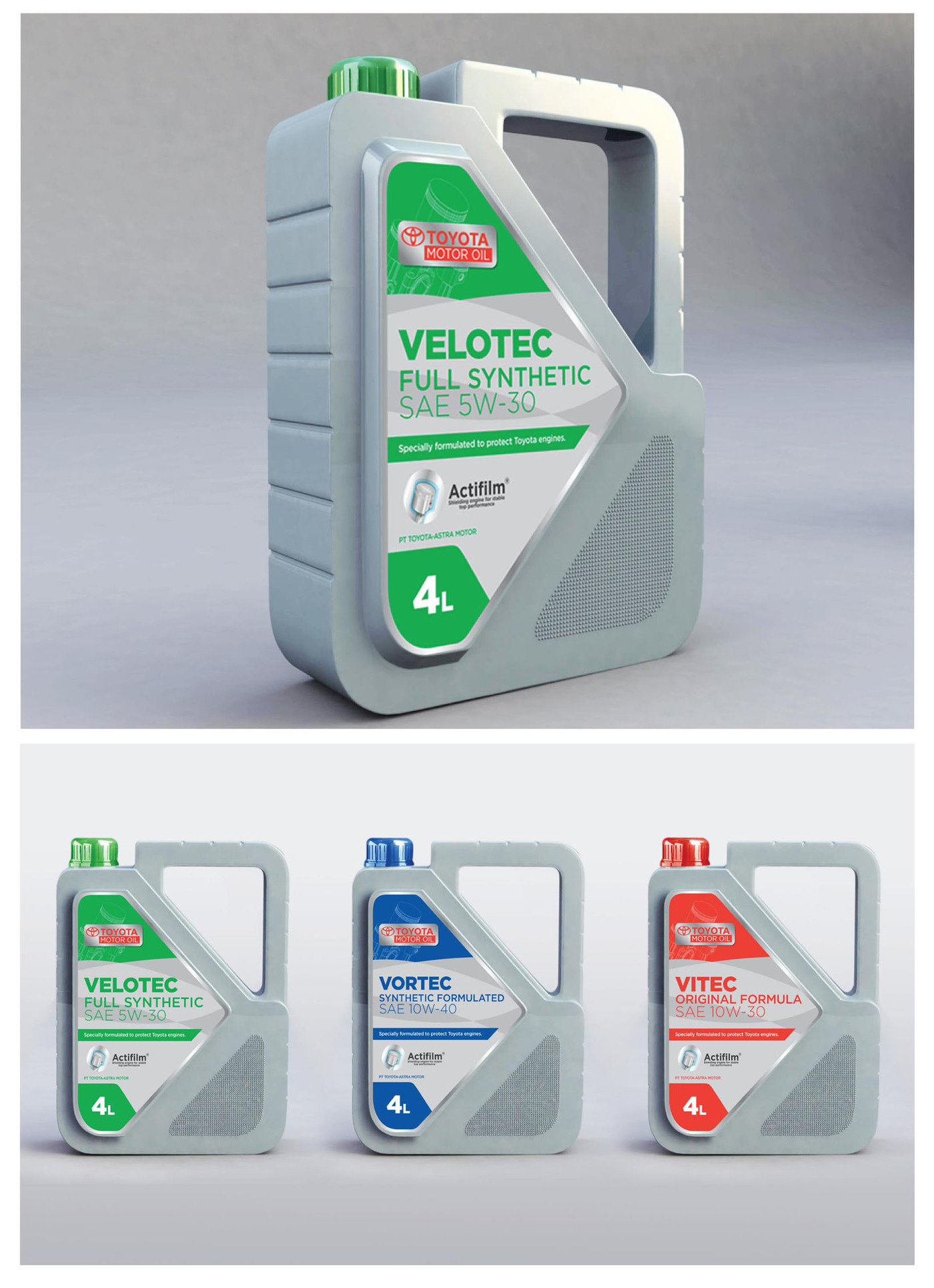 Toyota Motor Oil Packaging Design by ceffie setiyawan at Coroflot.com
