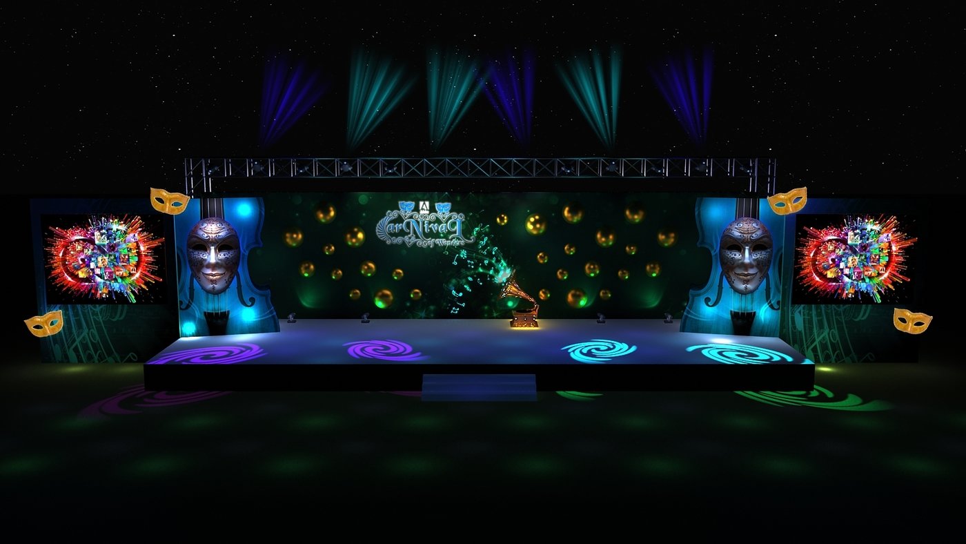 Adobe Carnival Set design by Vivek Gupta at Coroflot.com