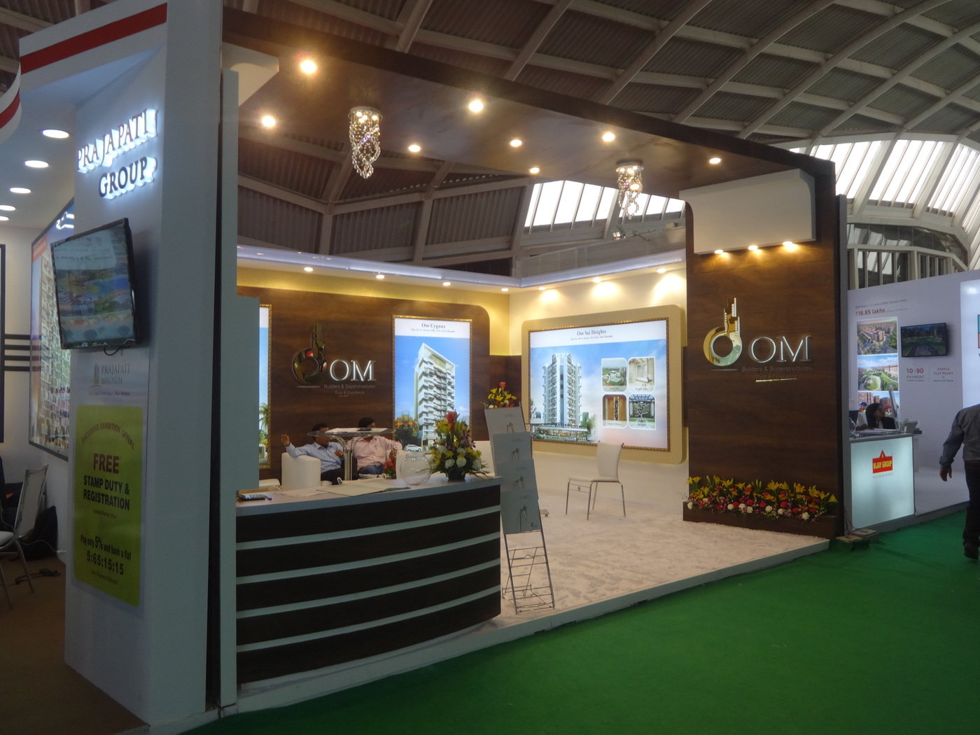 Om developer 6X5 = 30sqm stall CBRE propfair Property exhibition (20 to ...
