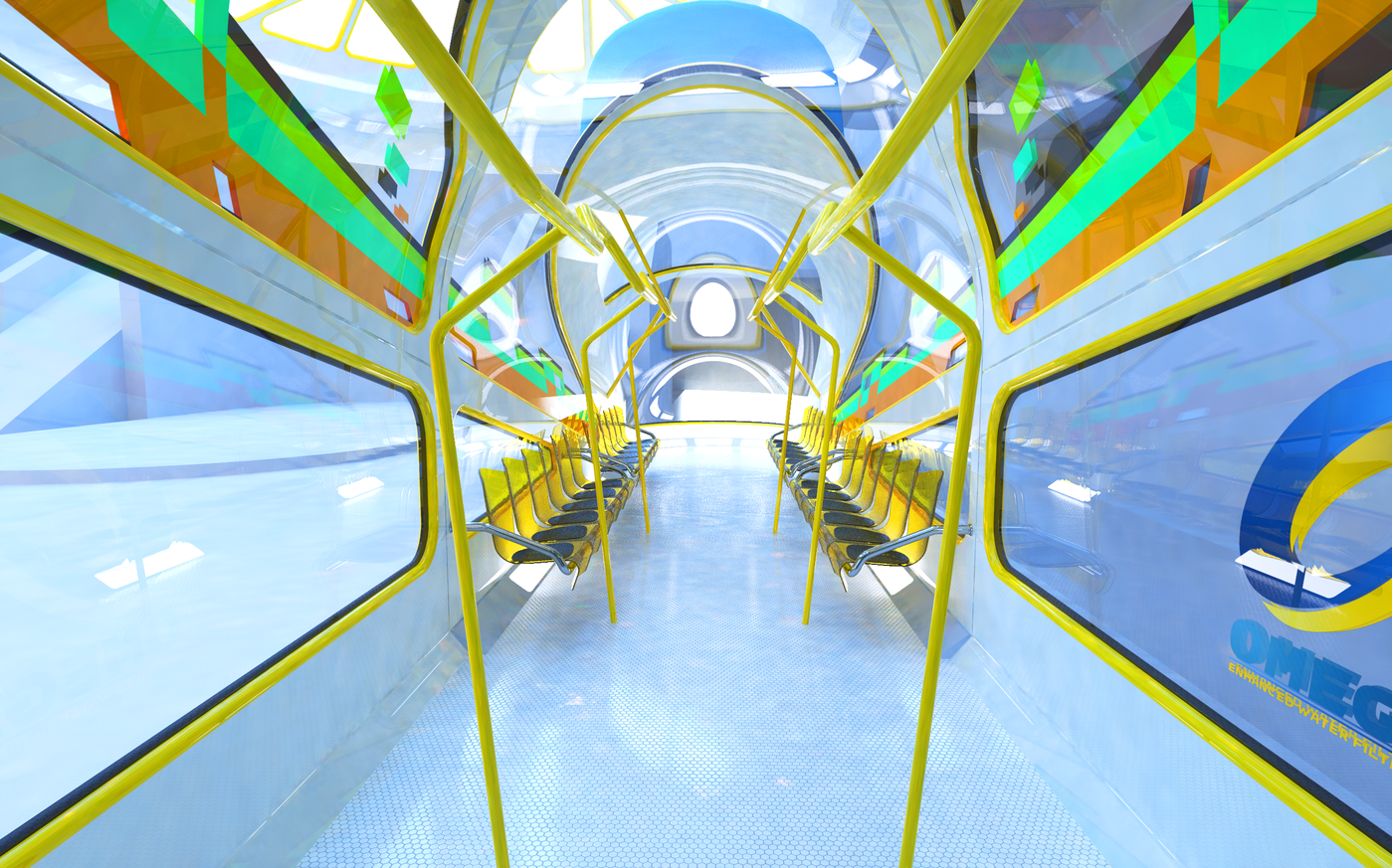 Sci-Fi Train Station by Sam Simpson at Coroflot.com