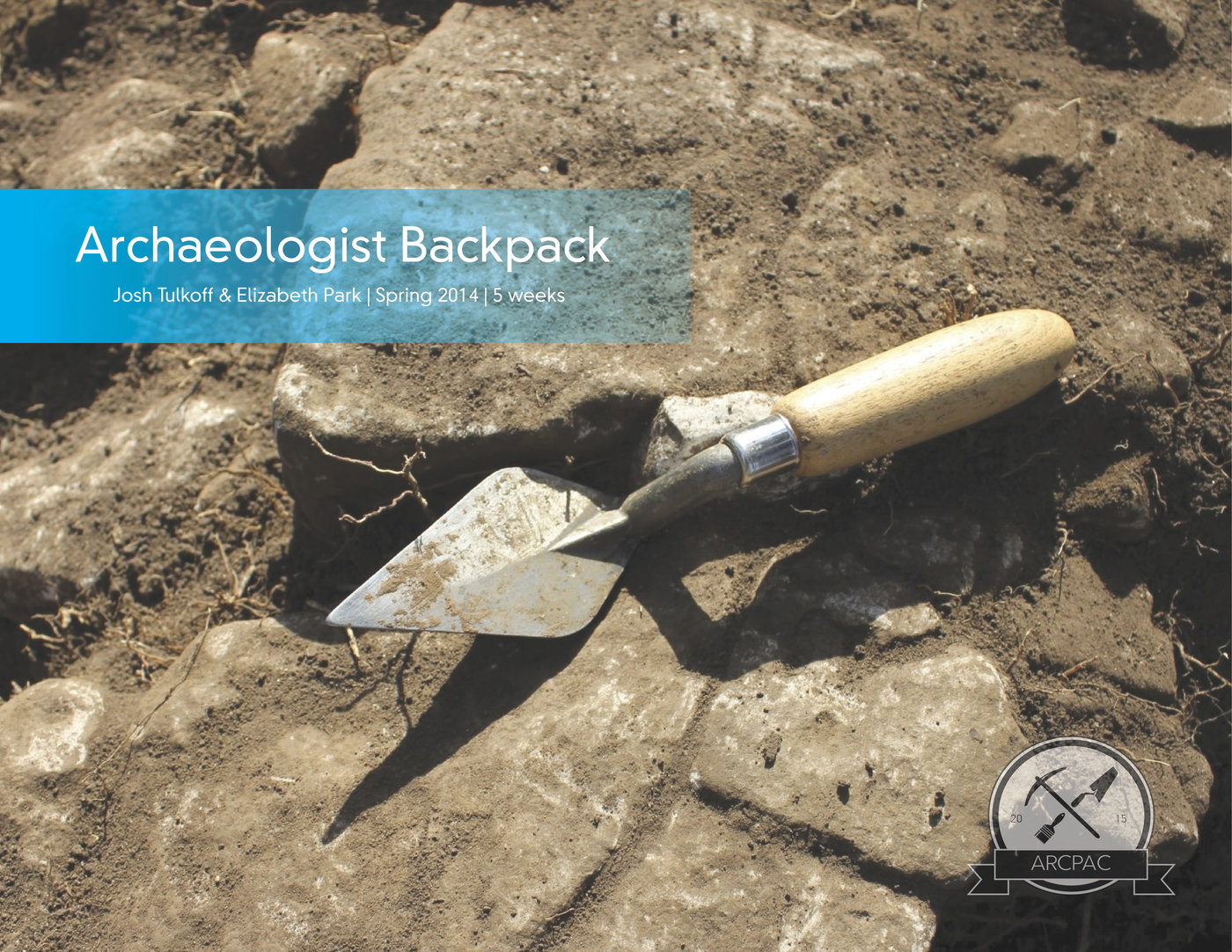 Archaeologist backpack by Joshua Tulkoff at Coroflot.com