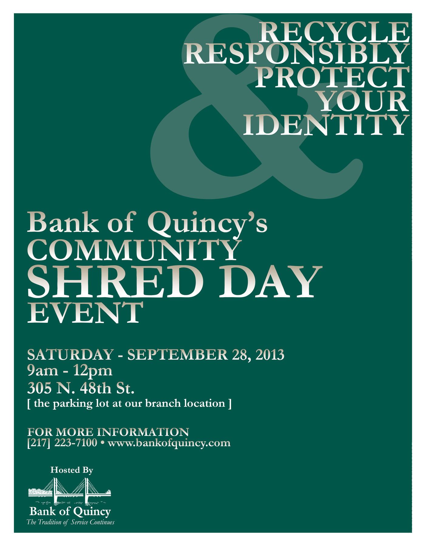Shred Day Promotion by Stephanie Myers at Coroflot.com