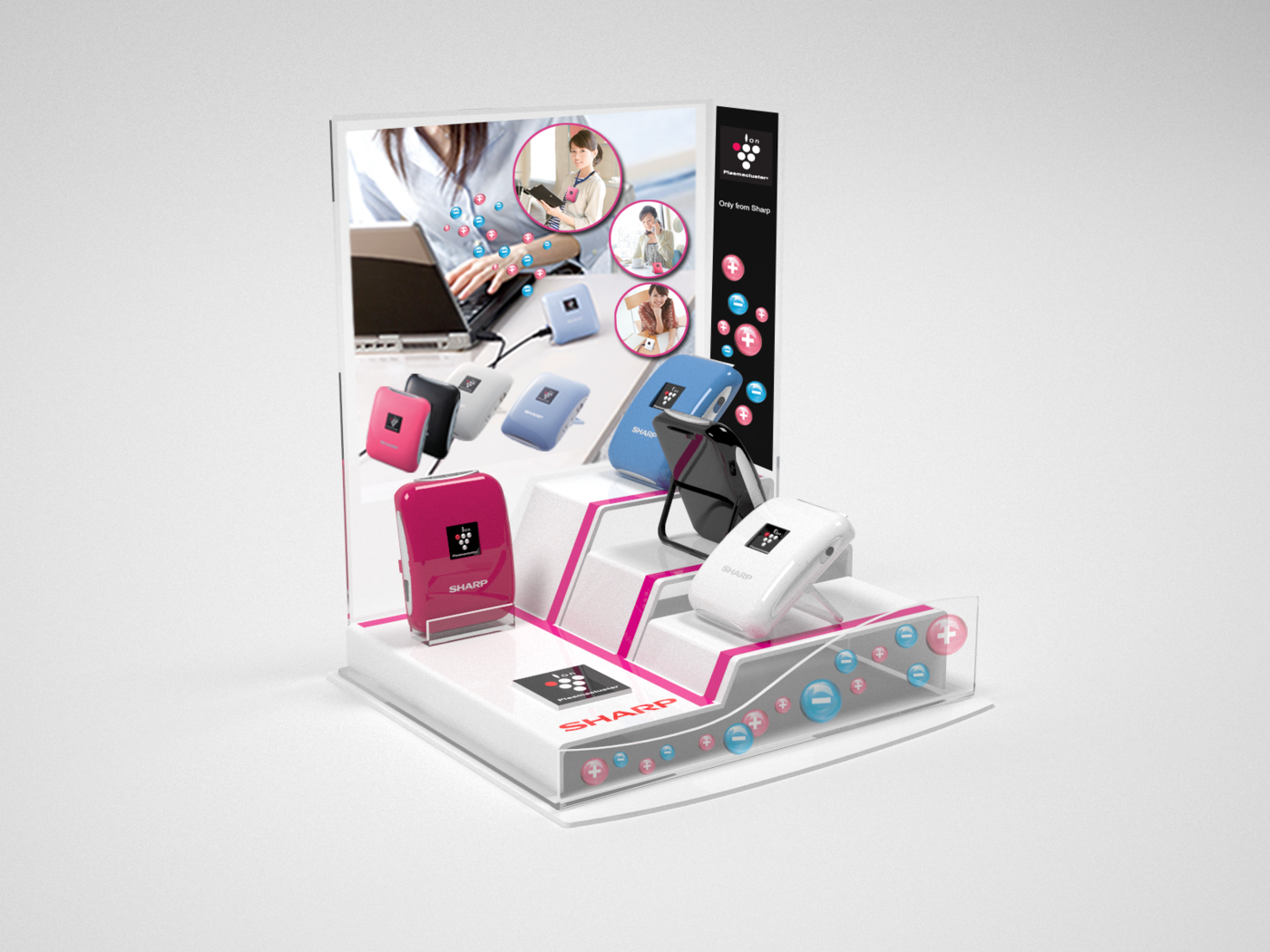 Sharp | Plasmacluster Display by Iyan Suyanto at Coroflot.com