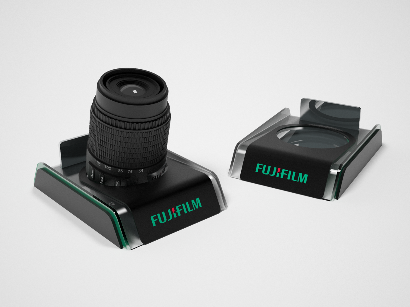 Fujifilm | Lens Display by Iyan Suyanto at Coroflot.com