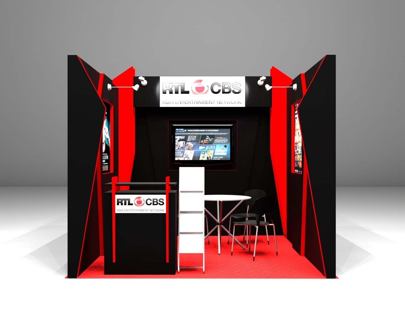 RTL CBS Booth Design Proposal by Richard Gemaguim at Coroflot.com