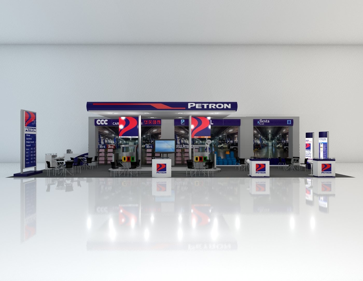 Petron Corp Booth Franchise Asia 2012 by Richard Gemaguim at Coroflot.com