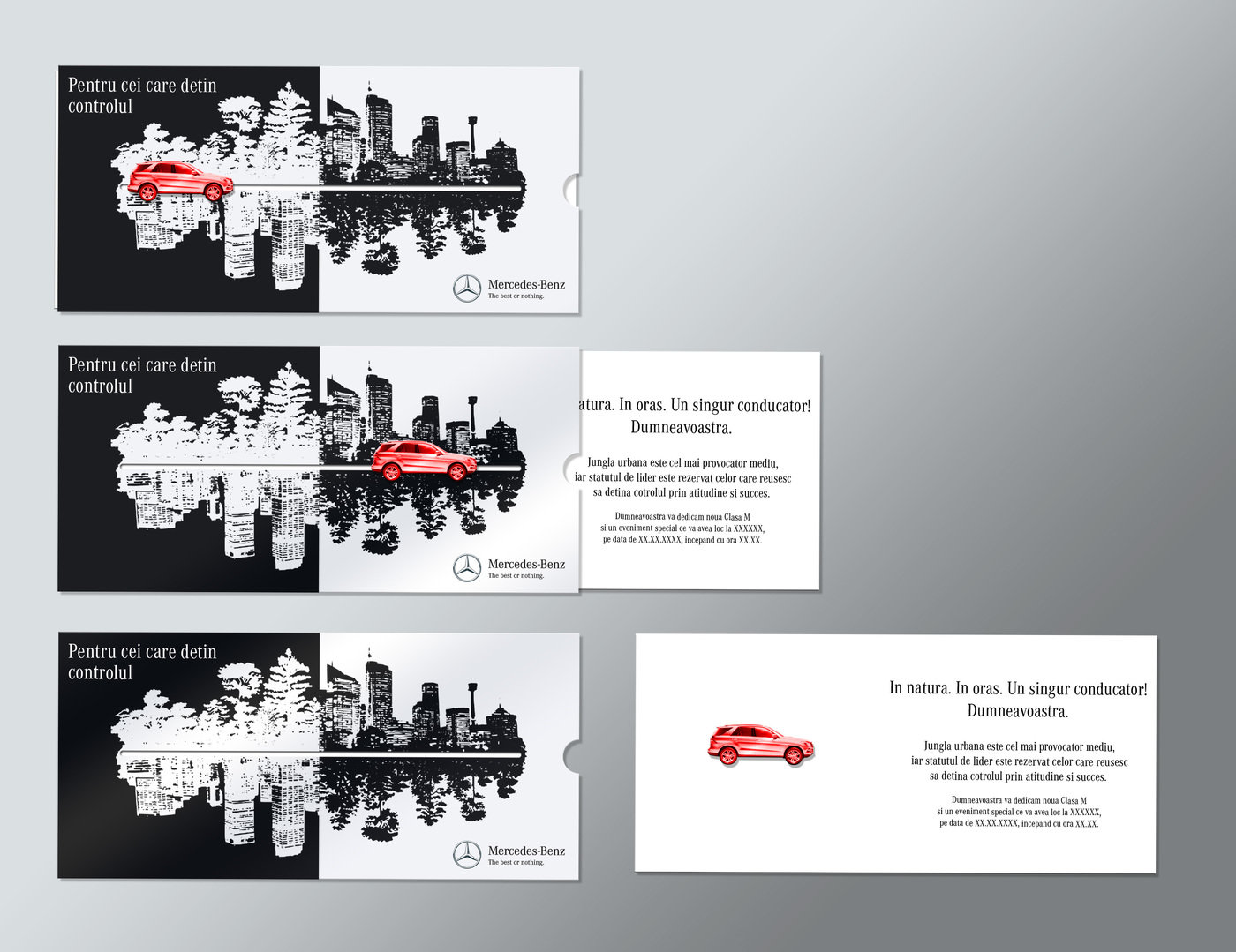Mercedes Benz New M Class Event Invitation by Mircea Sinpetru at ...