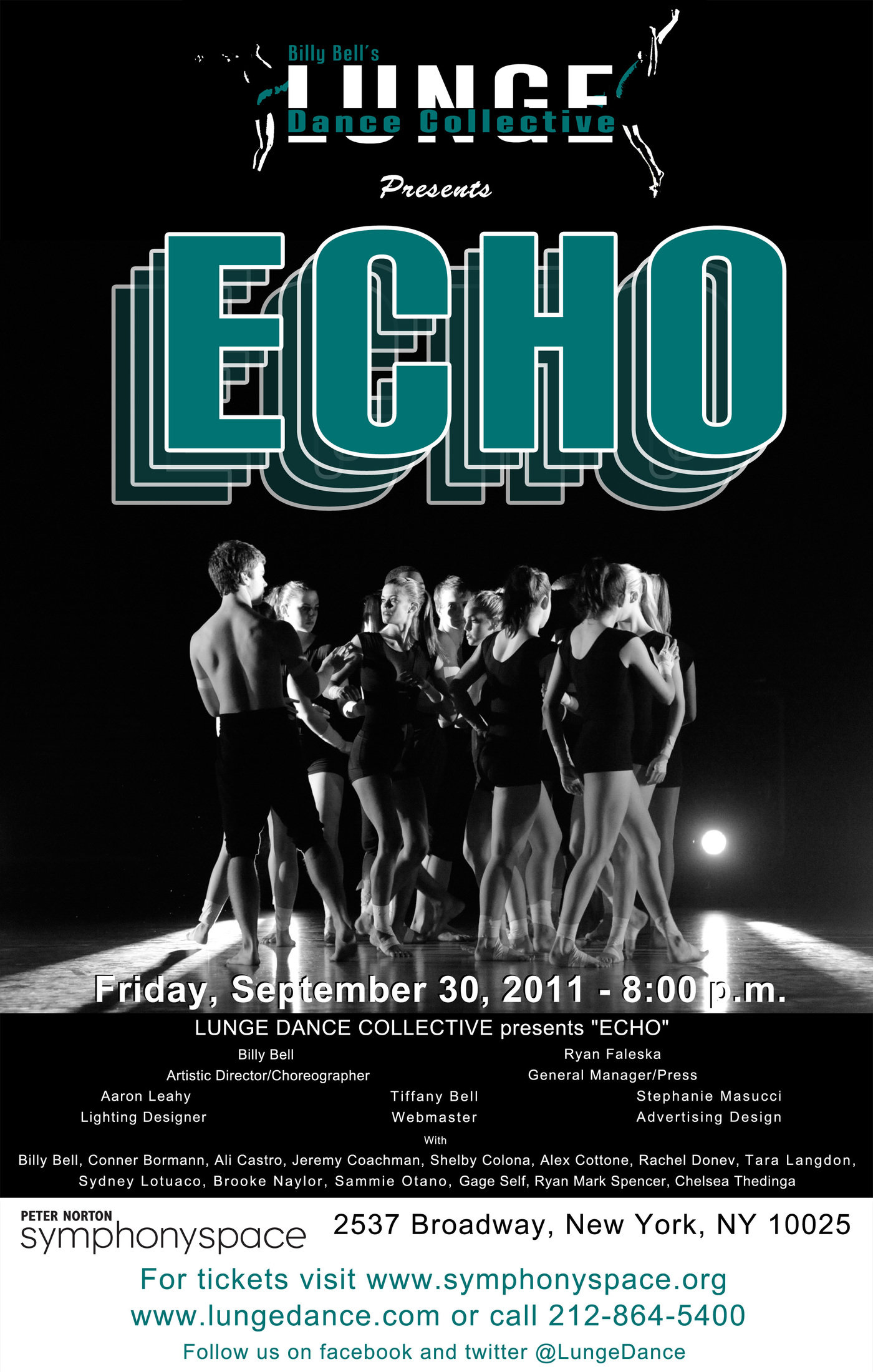 Lunge Dance Collective Logo and Event by Stephanie Rose Masucci at ...