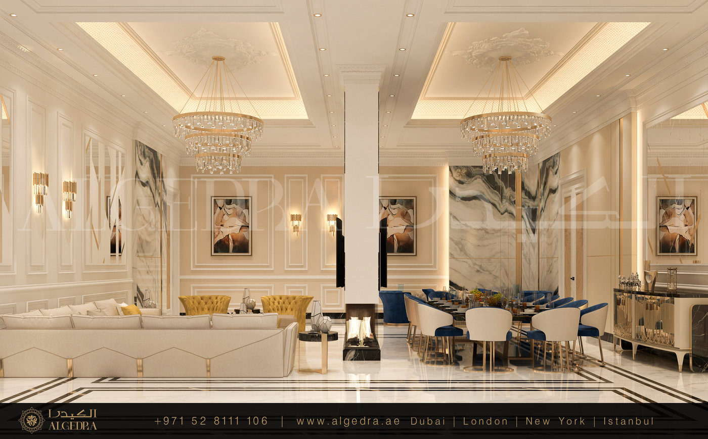 Modern Style Living room Design by ALGEDRA Interior Design at Coroflot.com