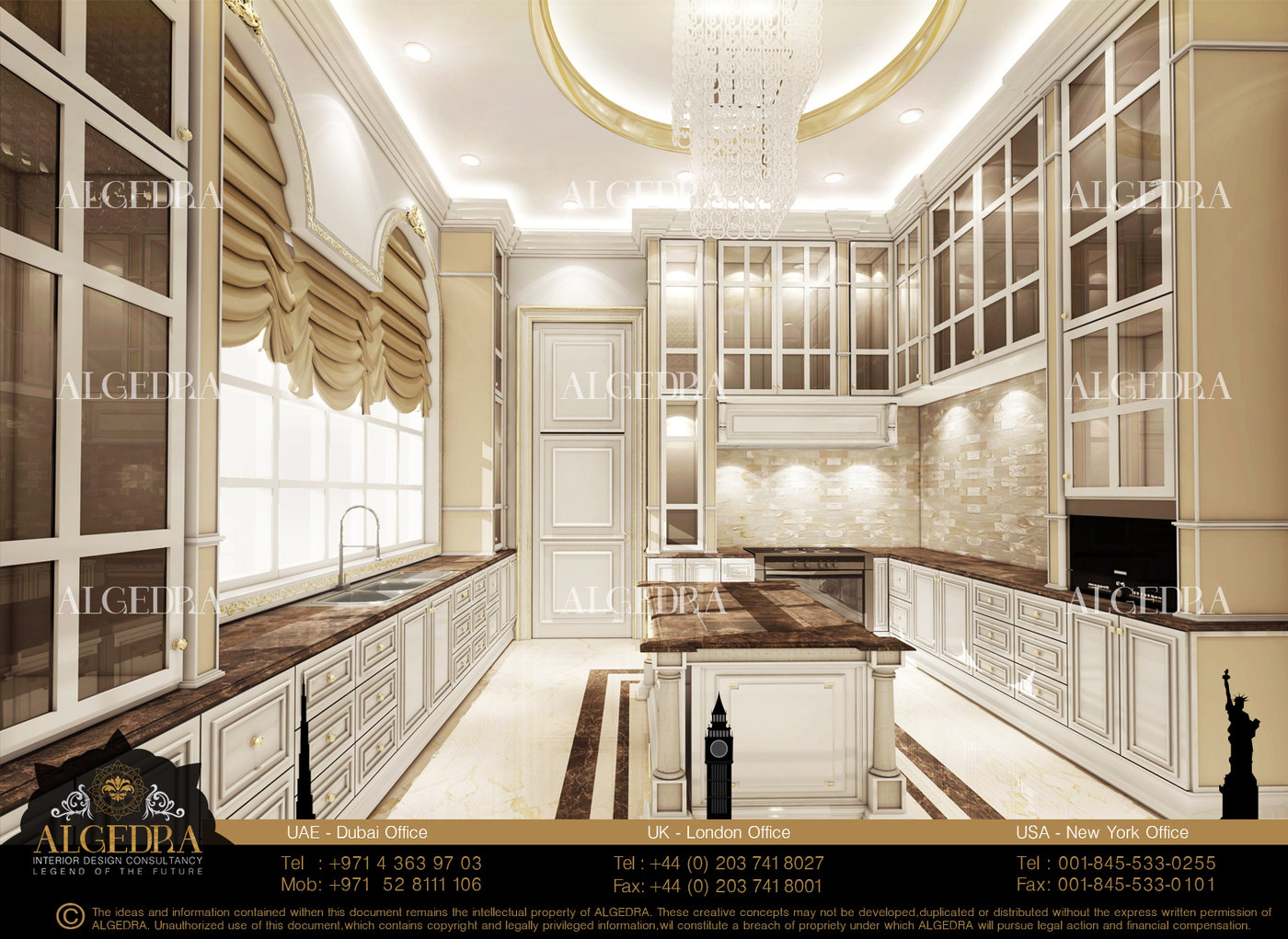 Luxury Kitchen by ALGEDRA by ALGEDRA Interior Design at Coroflot.com