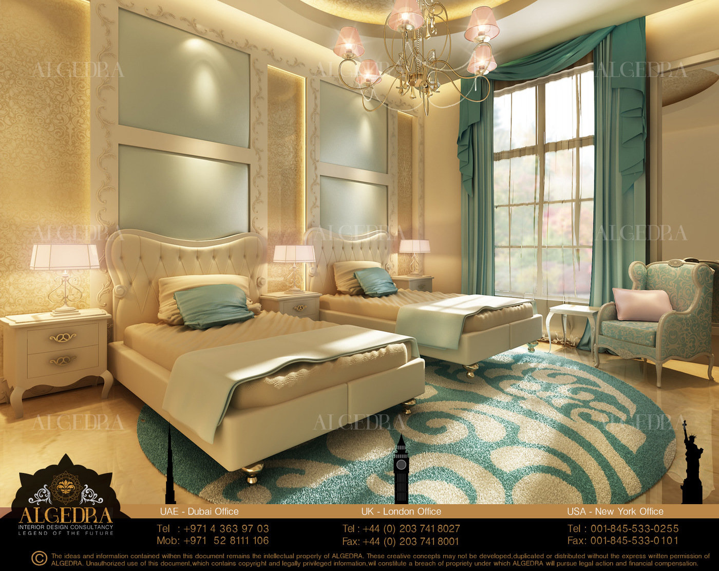 Amazing Bedroom design by ALGEDRA by ALGEDRA Interior Design at ...