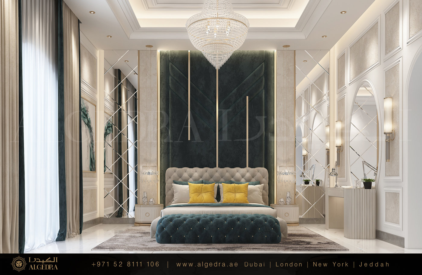 Contemporary Bedroom Design by ALGEDRA by ALGEDRA Interior Design at ...