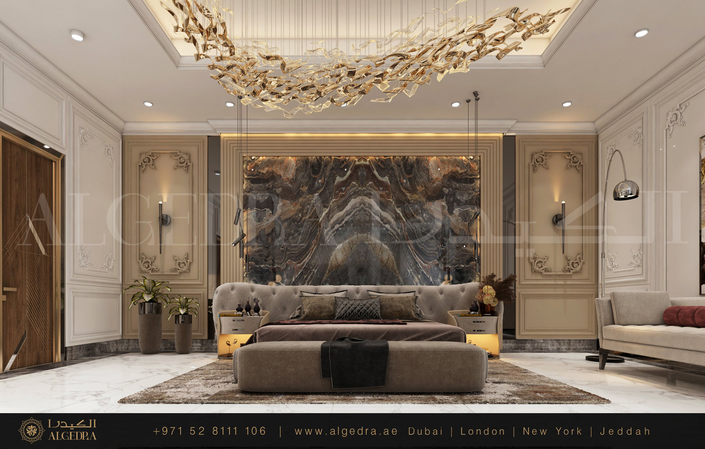 Neo Classical Bedroom Design By Algedra By Algedra Interior Design At