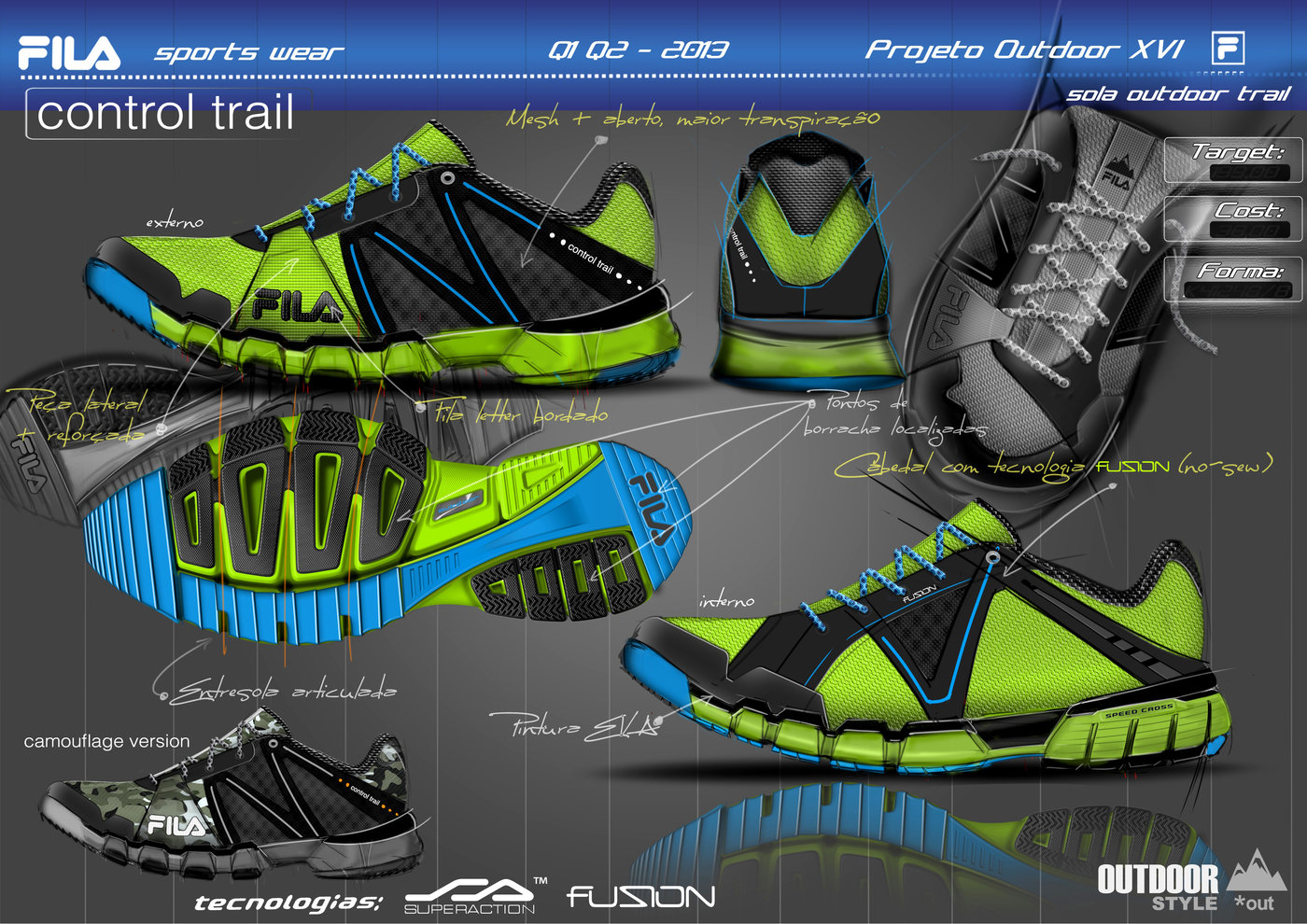 FILA - Trail Running by Marcio Bidinoto Monteiro at Coroflot.com