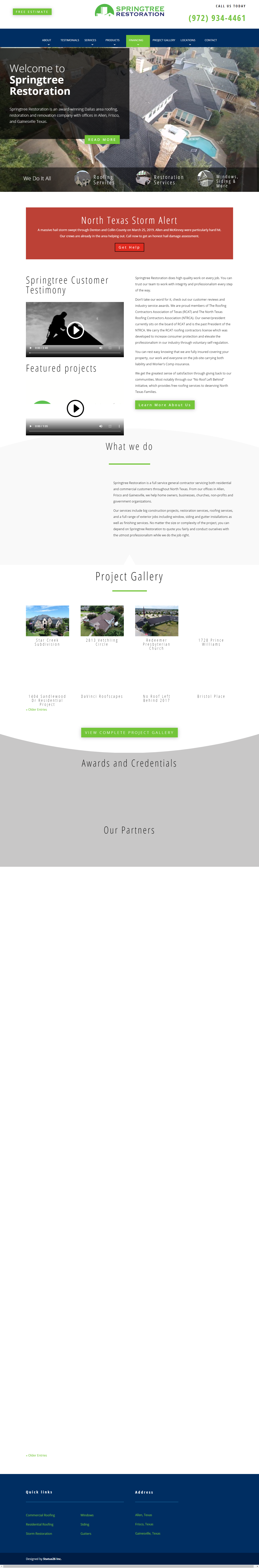 Springtree Restoration by Matt Bowman at Coroflot.com