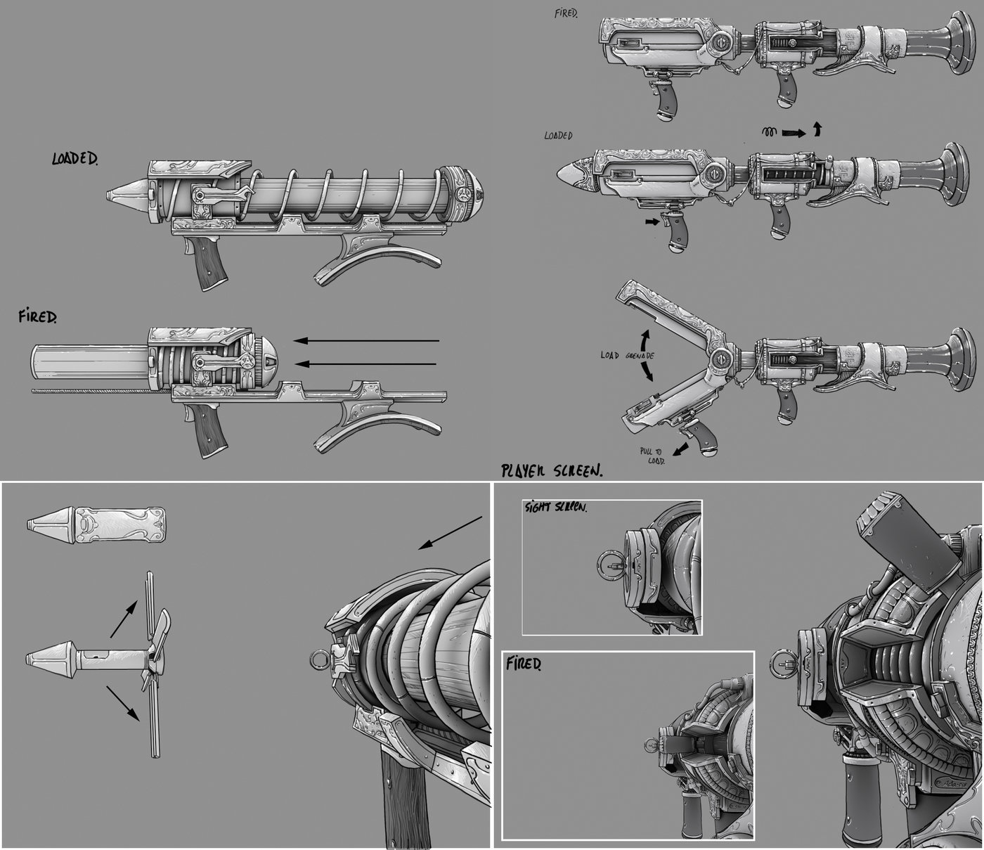 Bioshock Infinite by Mauricio Tejerina at Coroflot.com