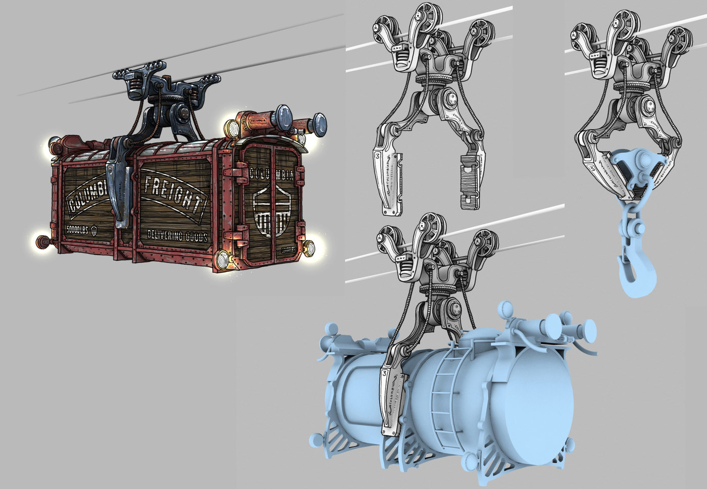 Bioshock Infinite by Mauricio Tejerina at Coroflot.com